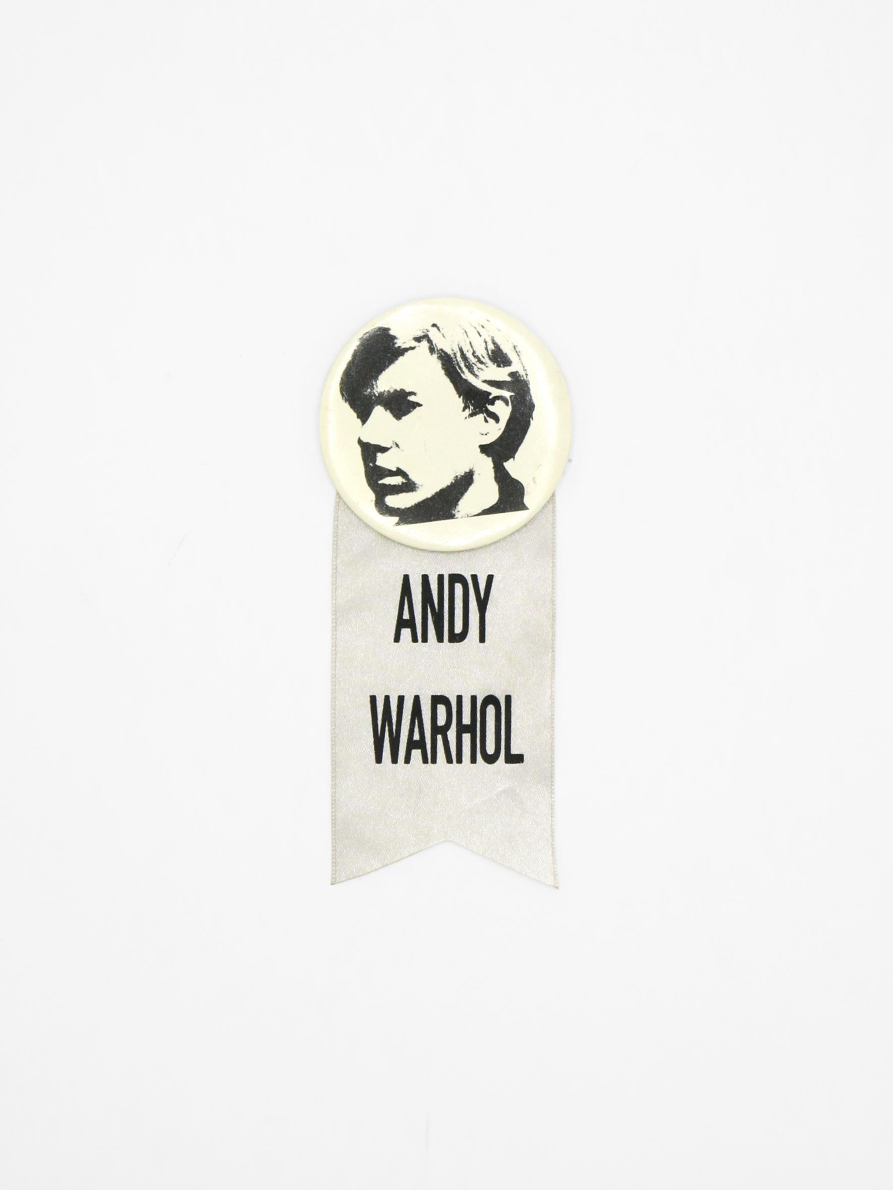 Andy Warhol Pin | KARMA Bookstore