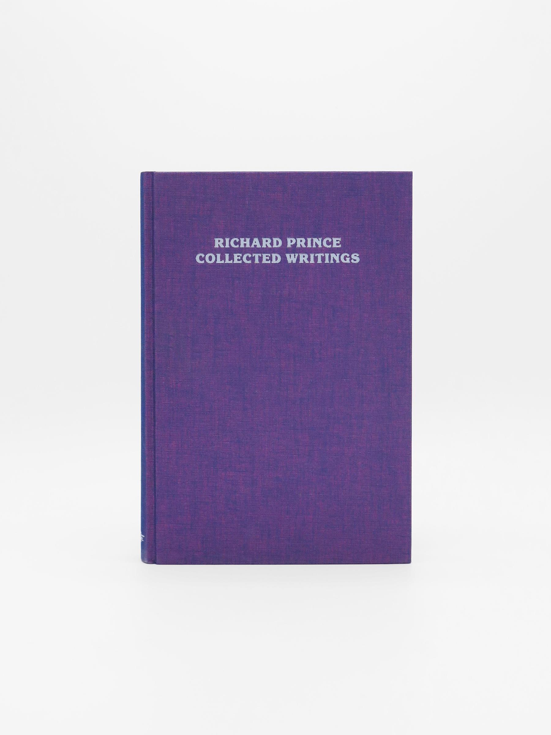 Richard Prince, Collected Writings | KARMA Bookstore