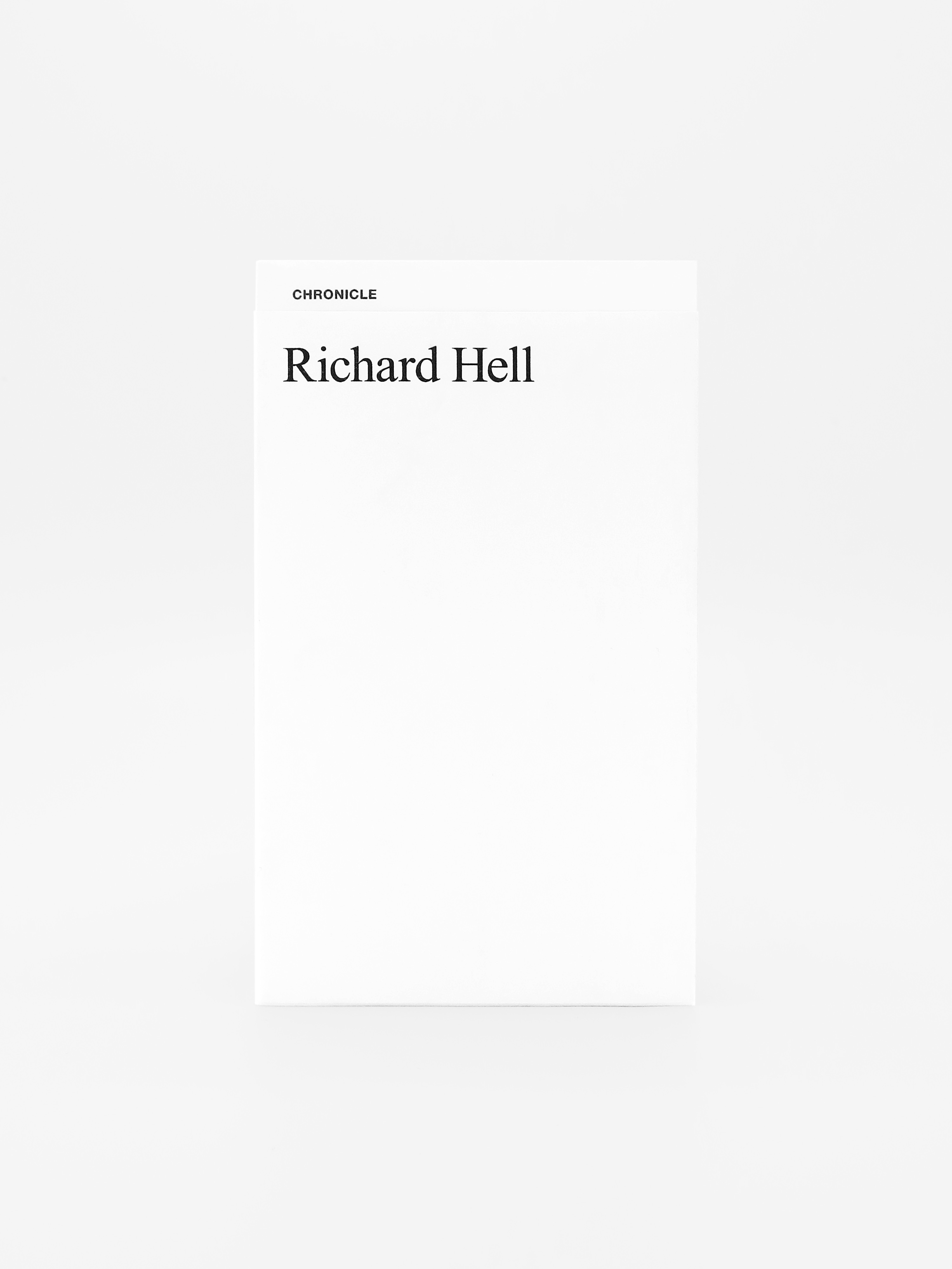 Richard Hell, Chronicle | KARMA Bookstore