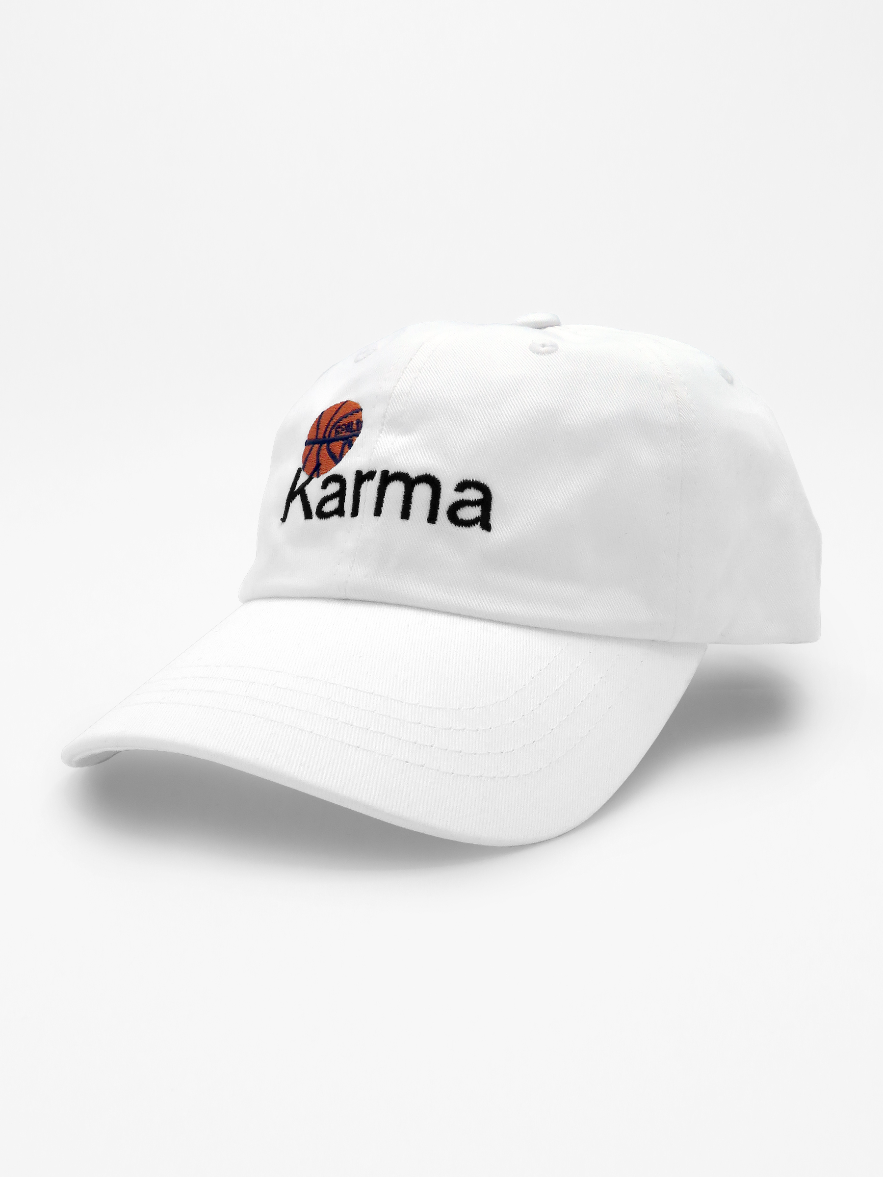 Jonas Wood, Karma Baseball Cap (White & Black) | KARMA Bookstore